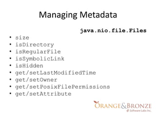 Featuring JDK 7 Nio 2 | PPTX
