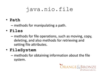 Featuring JDK 7 Nio 2 | PPT