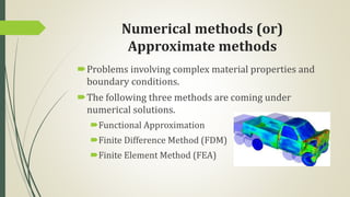 Fea unit 1 | PPT
