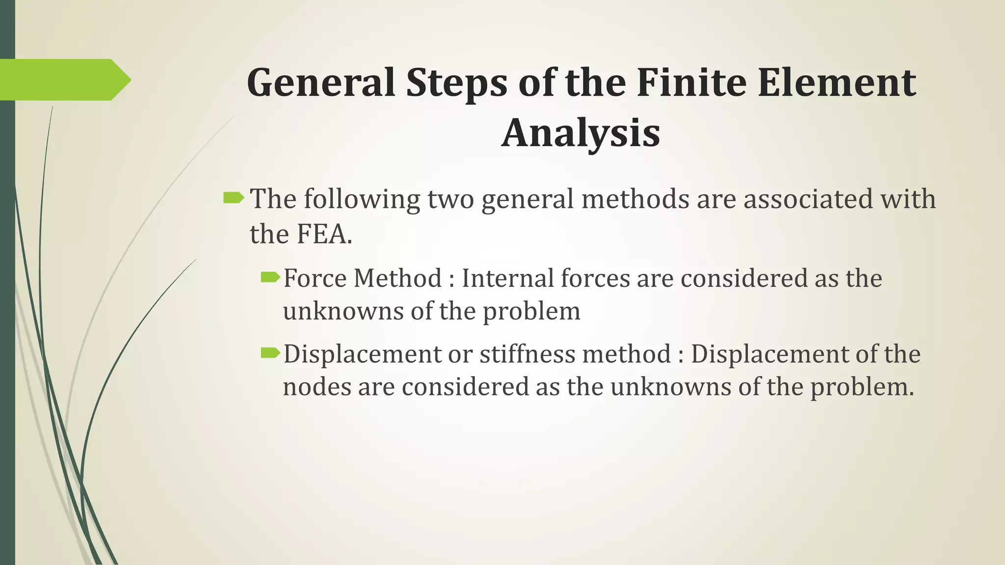 Introduction of Finite Element Analysis | PPTX