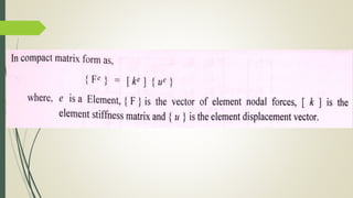 Introduction of Finite Element Analysis | PPTX