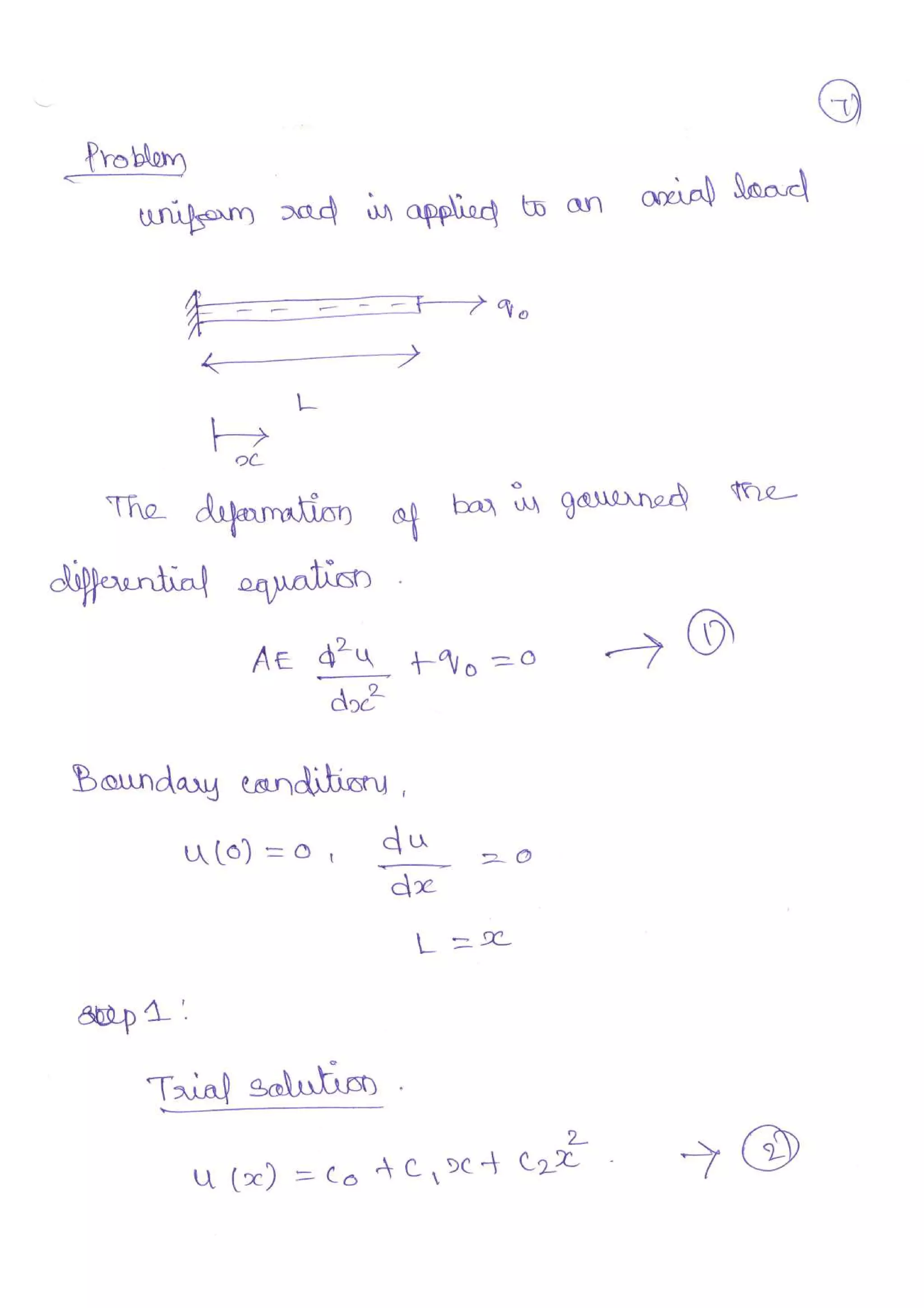 Finite Element Analysis - Unit 1 | PDF