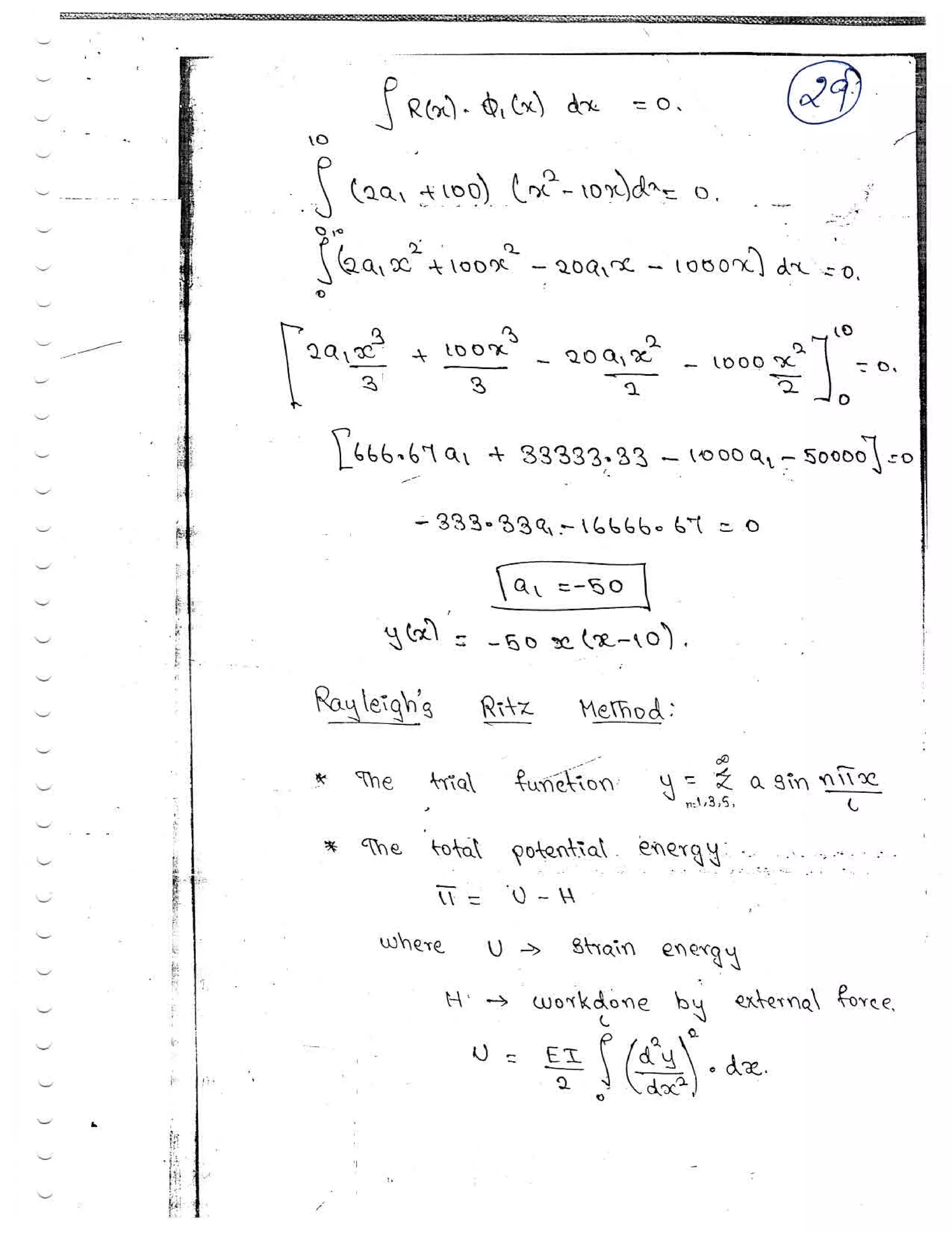ME6603 - FINITE ELEMENT ANALYSIS UNIT - I NOTES AND QUESTION BANK | PDF