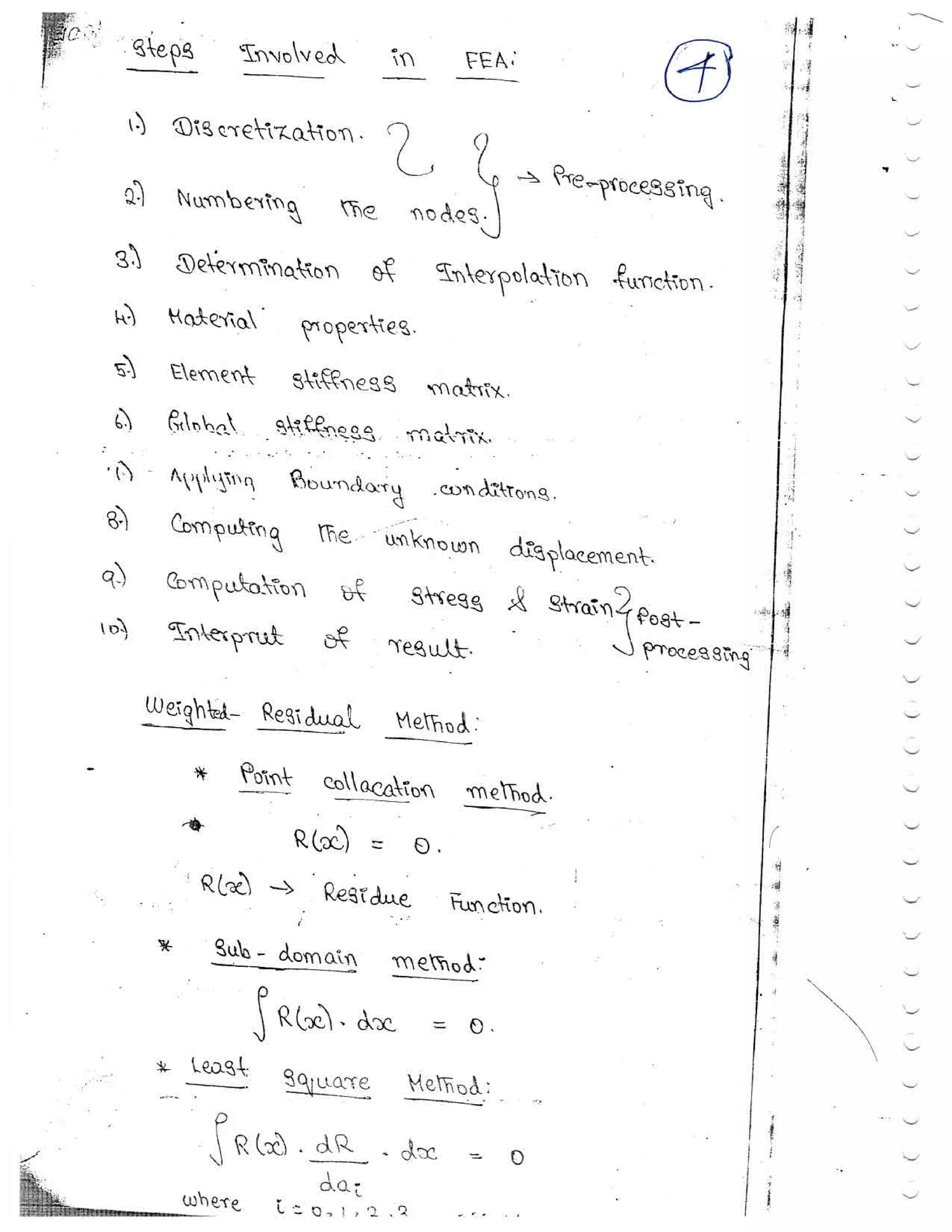 ME6603 - FINITE ELEMENT ANALYSIS UNIT - I NOTES AND QUESTION BANK | PDF