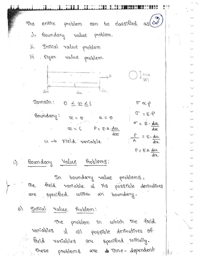 ME6603 - FINITE ELEMENT ANALYSIS UNIT - I NOTES AND QUESTION BANK | PDF