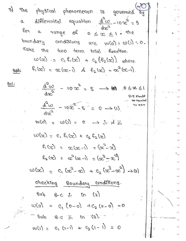 ME6603 - FINITE ELEMENT ANALYSIS UNIT - I NOTES AND QUESTION BANK | PDF