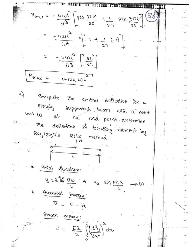 ME6603 - FINITE ELEMENT ANALYSIS UNIT - I NOTES AND QUESTION BANK | PDF