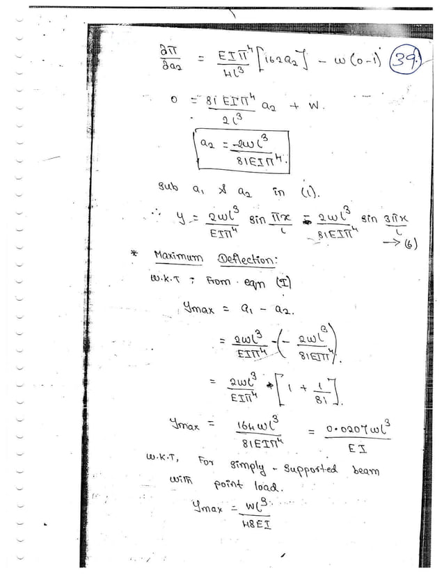 ME6603 - FINITE ELEMENT ANALYSIS UNIT - I NOTES AND QUESTION BANK | PDF
