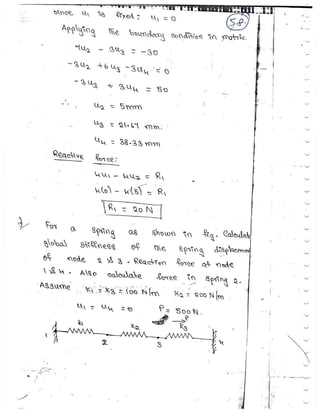 ME6603 - FINITE ELEMENT ANALYSIS UNIT - I NOTES AND QUESTION BANK | PDF