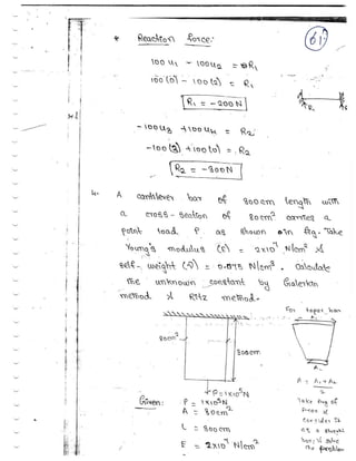 ME6603 - FINITE ELEMENT ANALYSIS UNIT - I NOTES AND QUESTION BANK | PDF