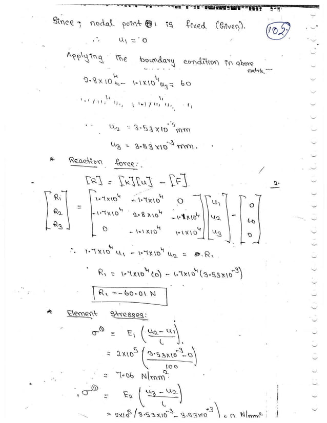 ME6603 - FINITE ELEMENT ANALYSIS UNIT - II NOTES AND QUESTION BANK