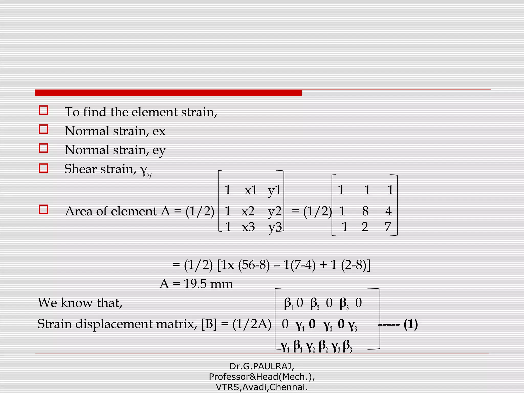 Finite Element Analysis - UNIT-3 | PPT