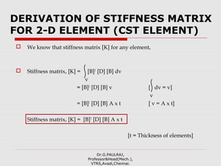 Finite Element Analysis - UNIT-3 | PPT