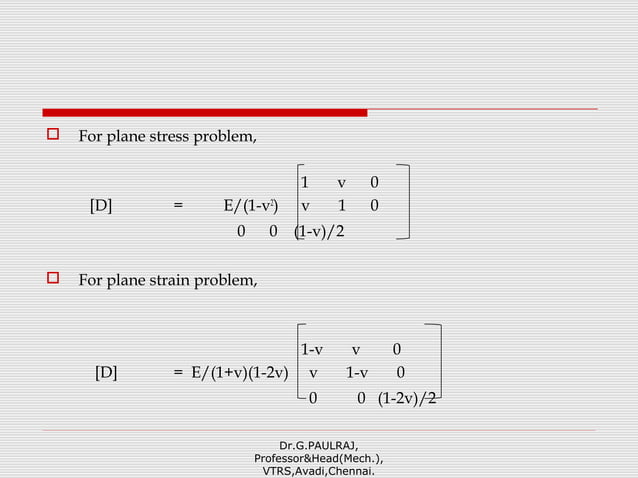 Finite Element Analysis - UNIT-3 | PPT