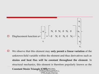 Finite Element Analysis - UNIT-3 | PPT