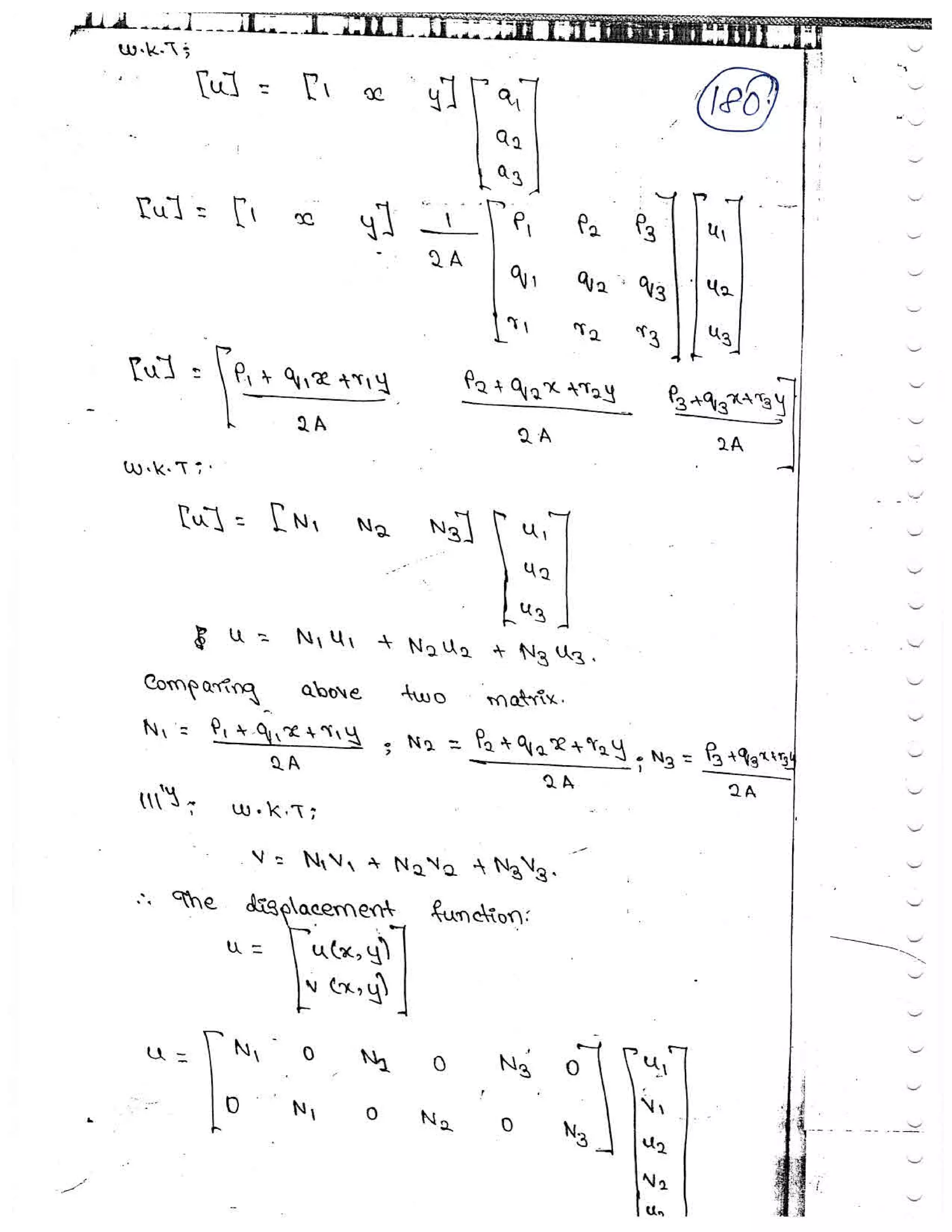 ME6603 - FINITE ELEMENT ANALYSIS UNIT - III NOTES AND QUESTION BANK | PDF