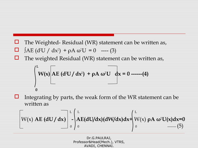 Finite Element Analysis - UNIT-4 | PPT | Physics | Science