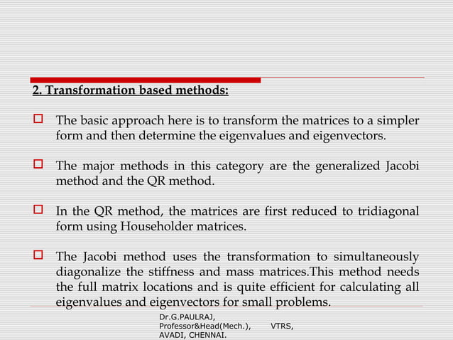 Finite Element Analysis - UNIT-4 | PPT | Physics | Science