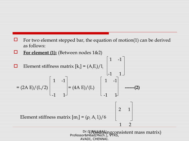 Finite Element Analysis - UNIT-4 | PPT | Physics | Science