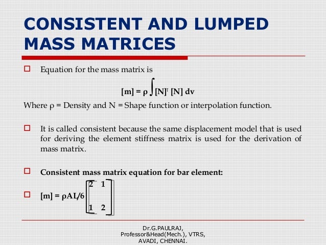Finite Element Analysis Unit 4 