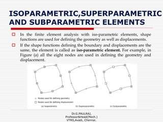 Finite Element Analysis - UNIT-5 | PPTX