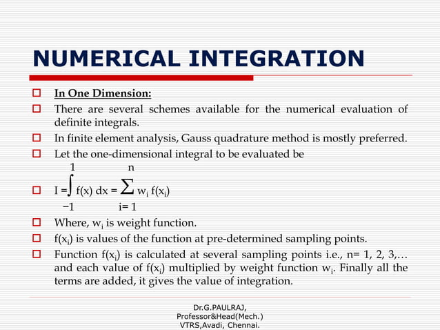 Finite Element Analysis - UNIT-5 | PPTX | Physics | Science