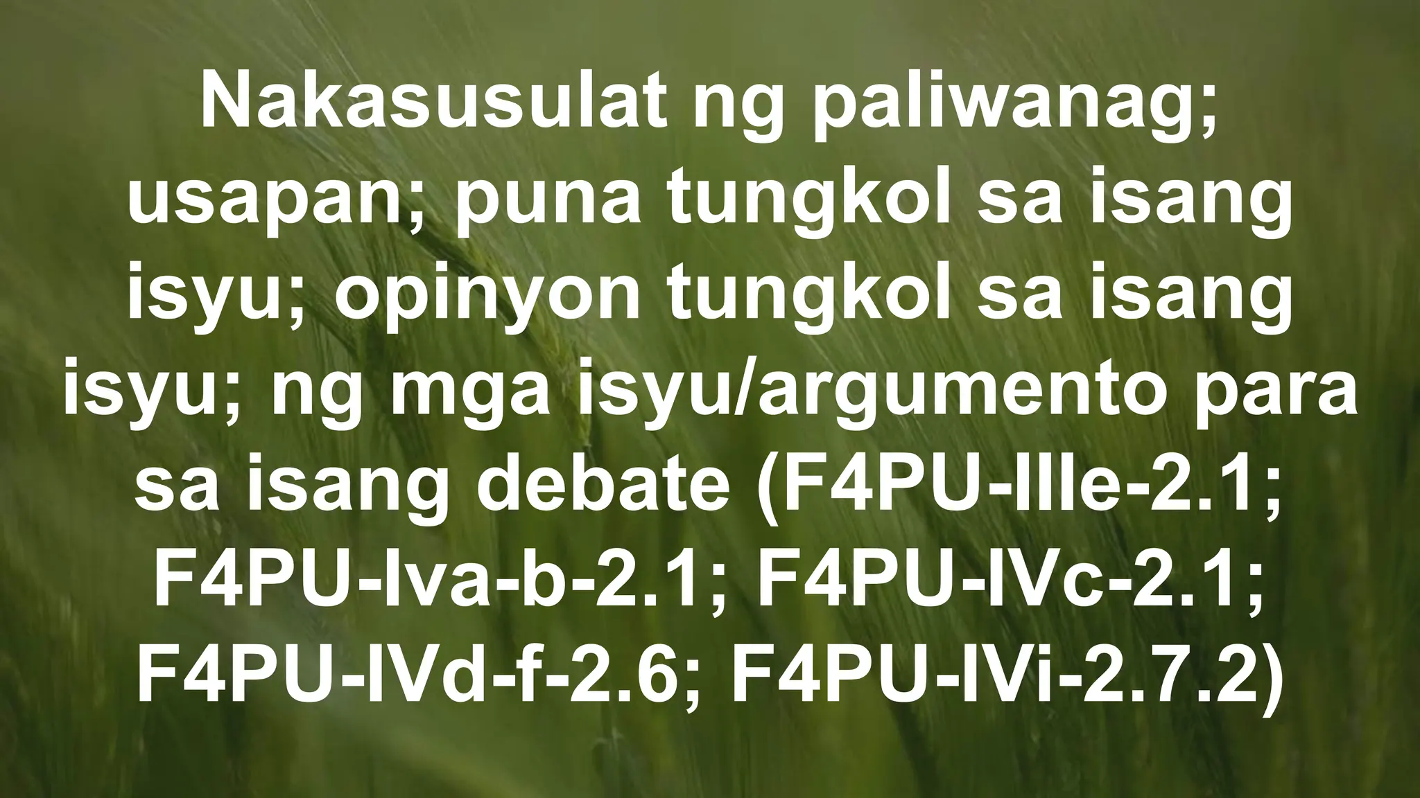 filipino four (debate o argumento).pptx