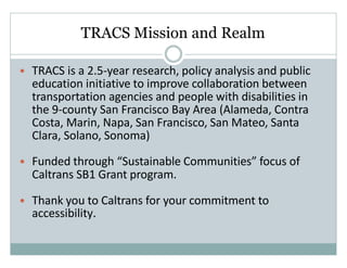 Workshop for Transportation Professionals | PPTX