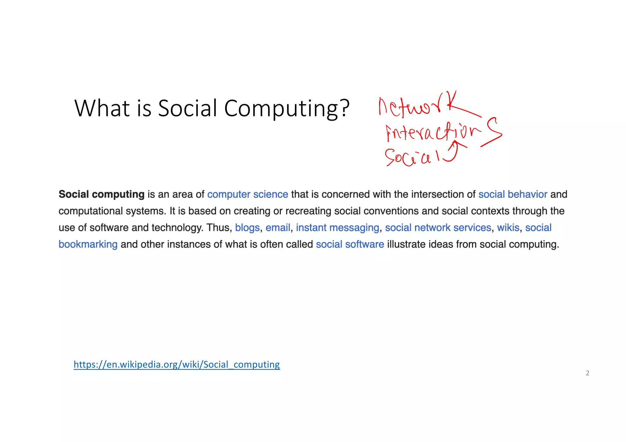 Social Computing Research in India | PPT