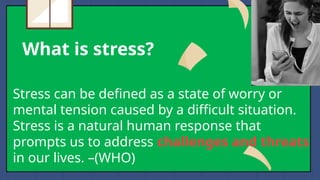 Stress Management: Tips of Creating Stress-Free | PPTX