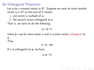 Orthogonal Projection | PPT