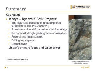 Linear Metals Presentation | PPTX