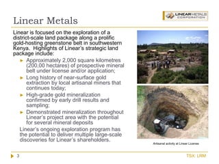 Linear Metals Presentation | PPTX