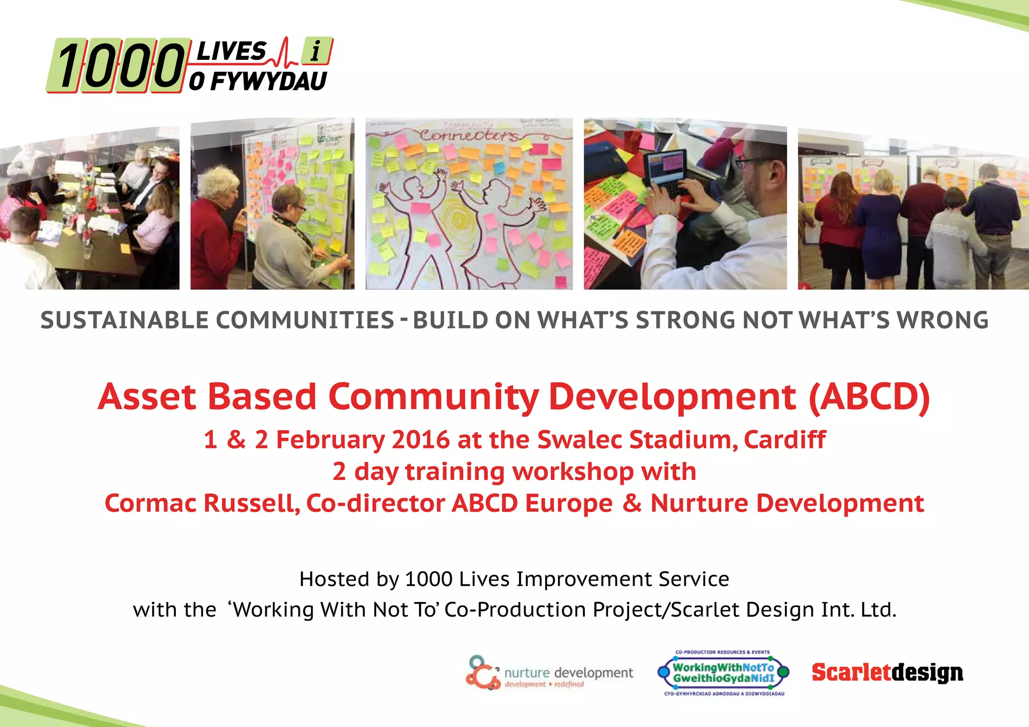 'Asset Based Community Development' ABCD with Cormac Russell abcd 2day ...