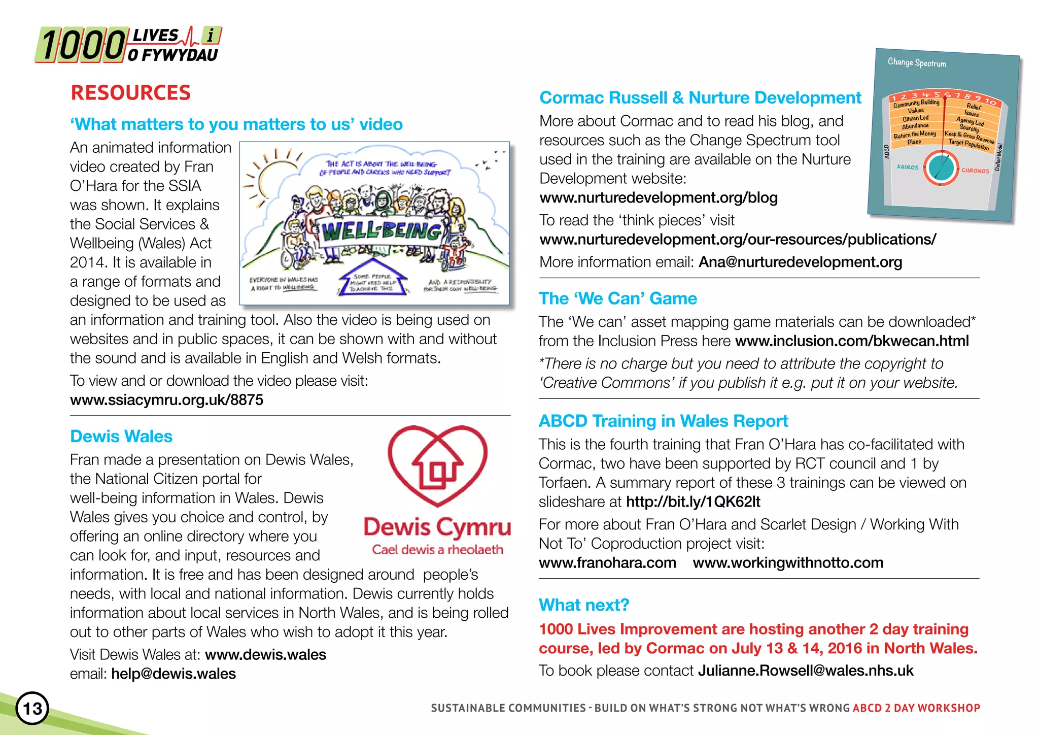 'Asset Based Community Development' ABCD with Cormac Russell abcd 2day ...