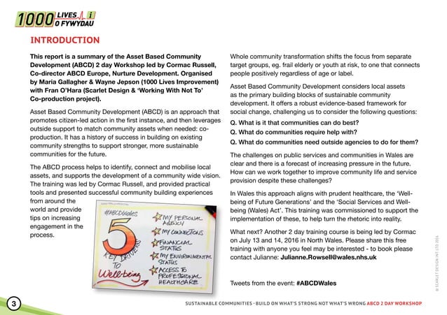 'Asset Based Community Development' ABCD with Cormac Russell abcd 2day ...