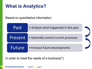 Feb2017 - What is Analytics? | PPT