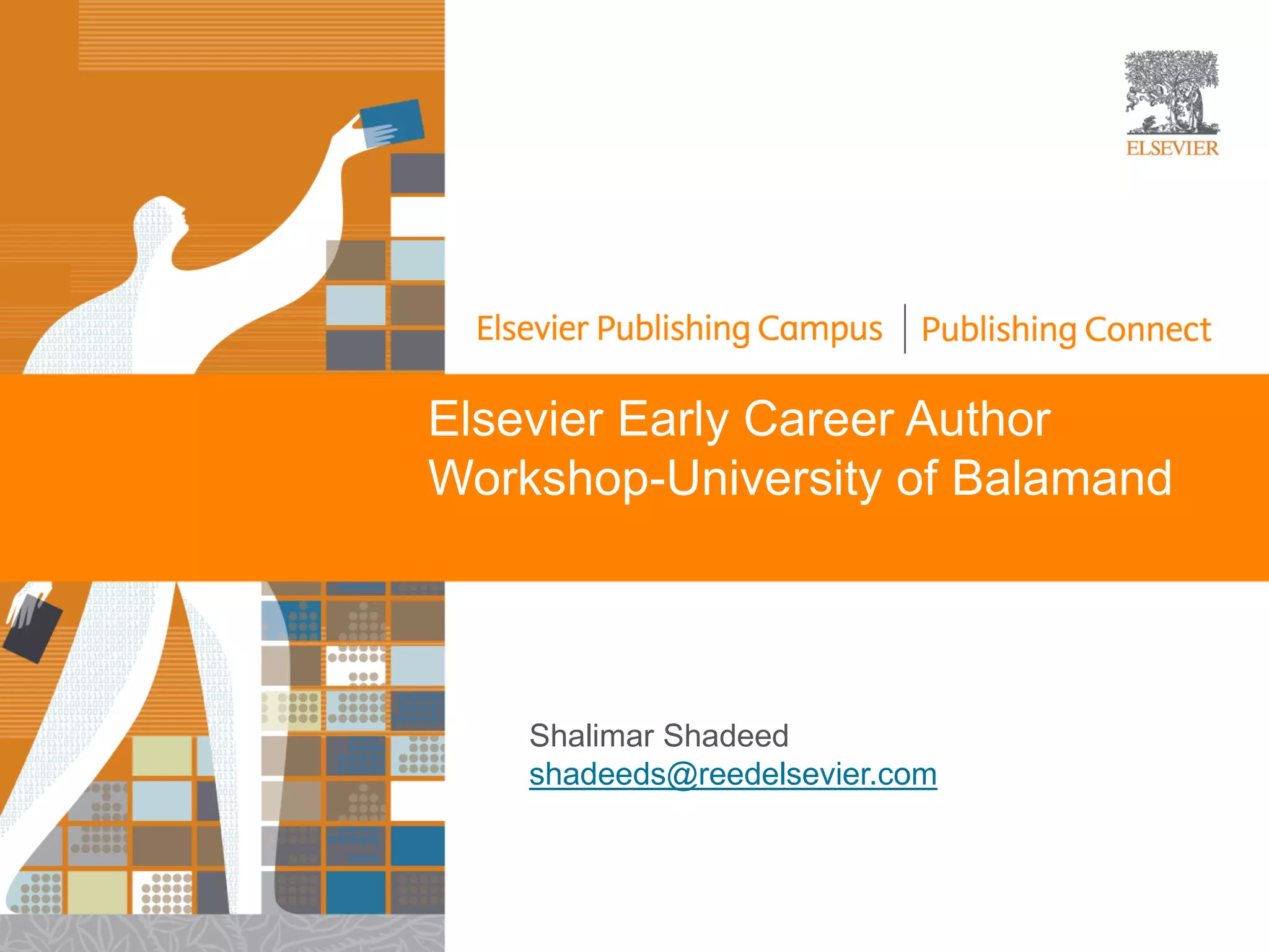 Elsevier Early Career Author - Workshop University of Balamand | PDF
