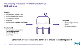 Developing a Scalable Upstream Bioreactor Process for Lentiviral Vector ...