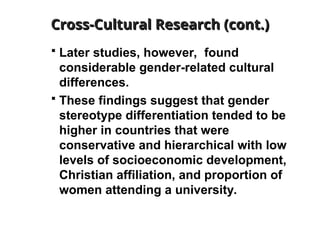 Feb 22 - Culture and Gender Part One.ppt