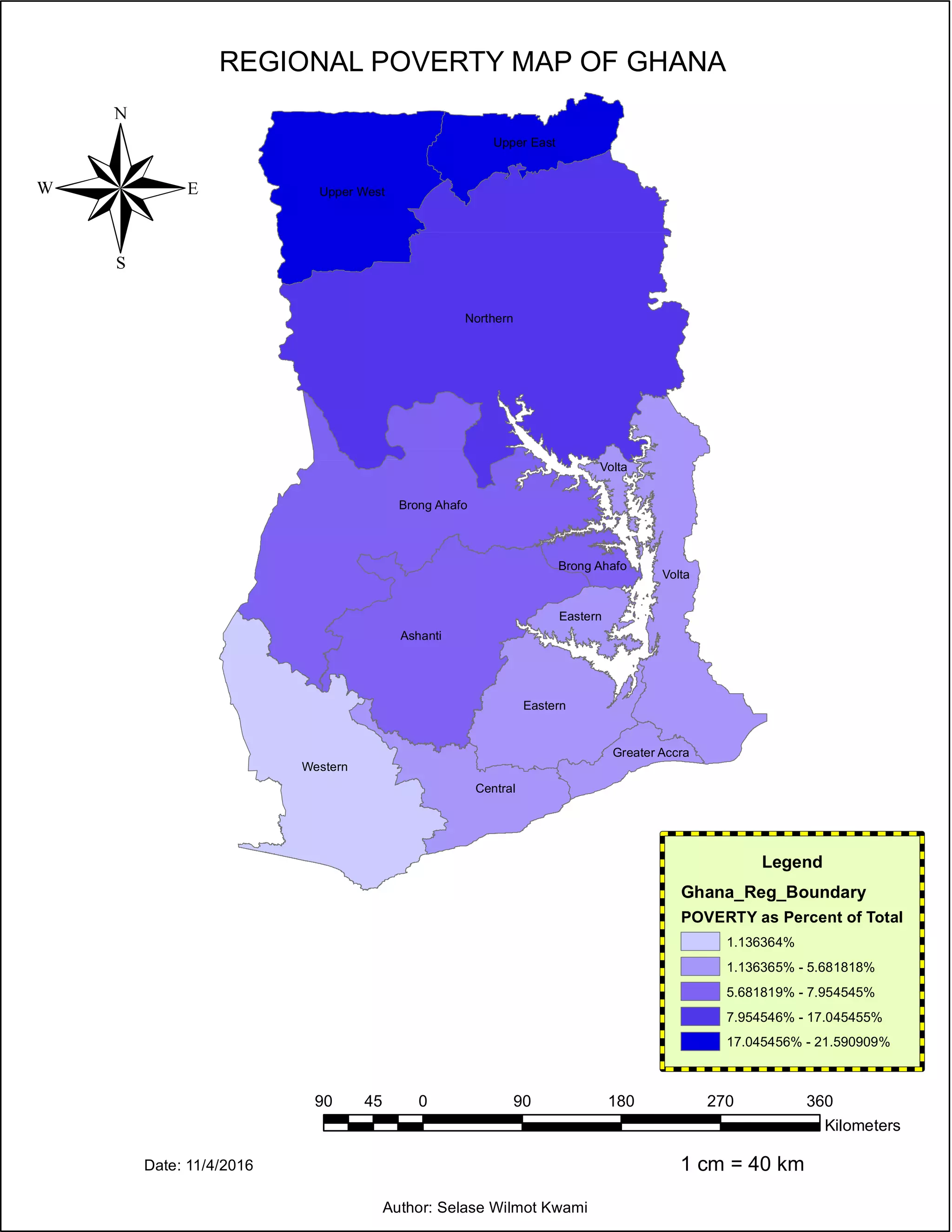 REGIONAL POVERTY MAP OF GHANA | PDF
