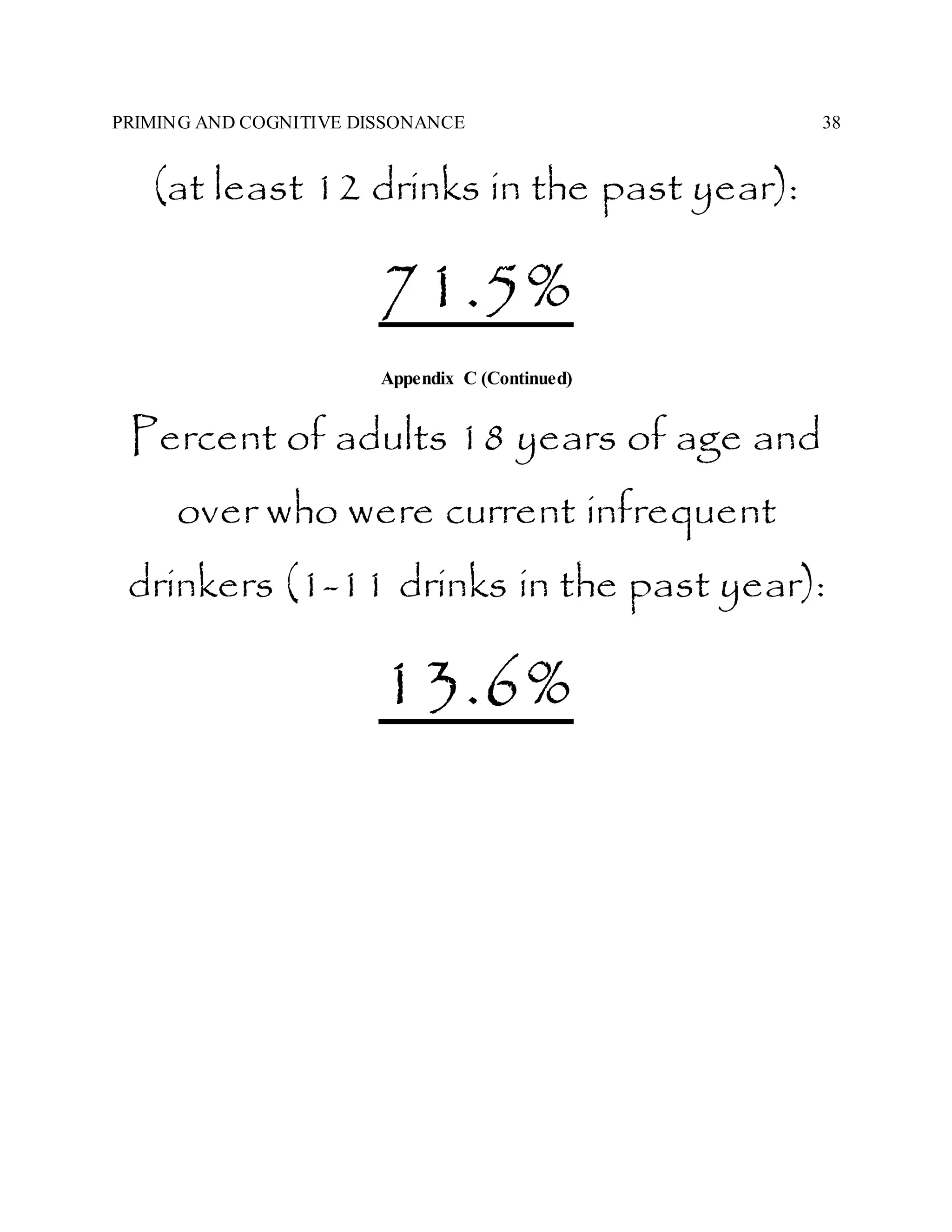 Negative priming effects on cognitive dissonance | DOCX