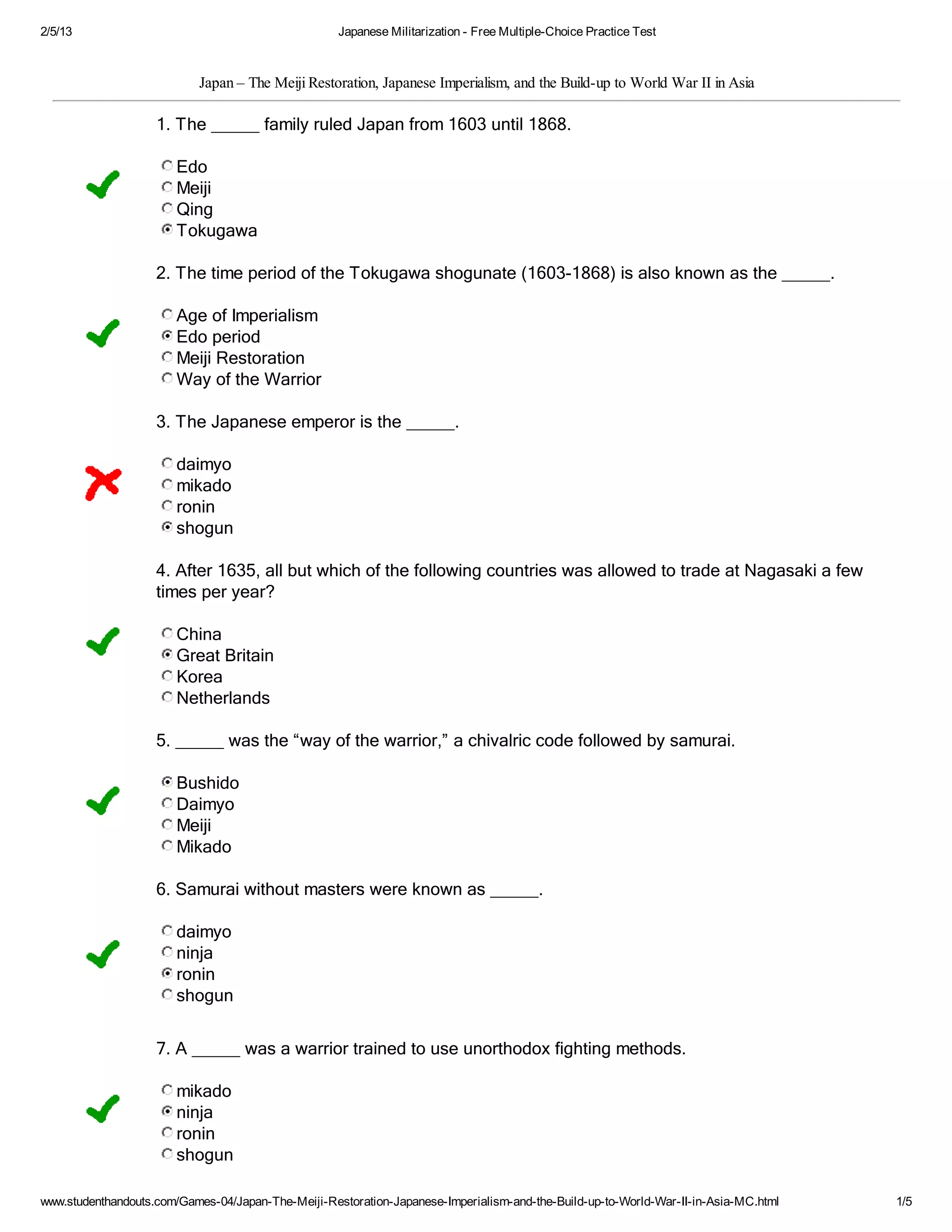 Feb 5 history meiji japan | PDF