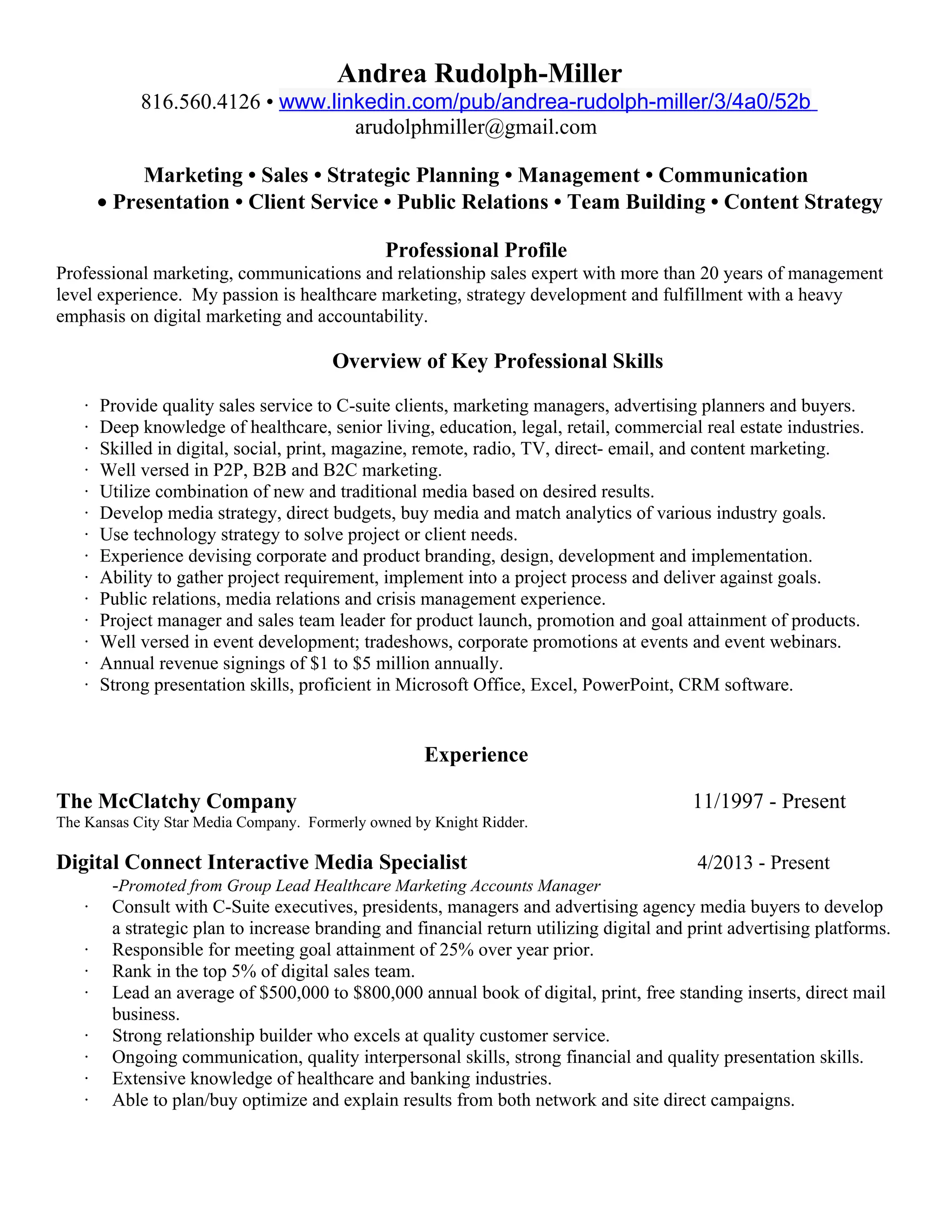 Final Andrea Resume 2015a | DOC