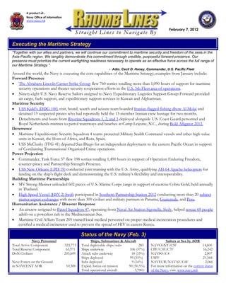 Feb 7 2012 executing the maritime strategy | PDF