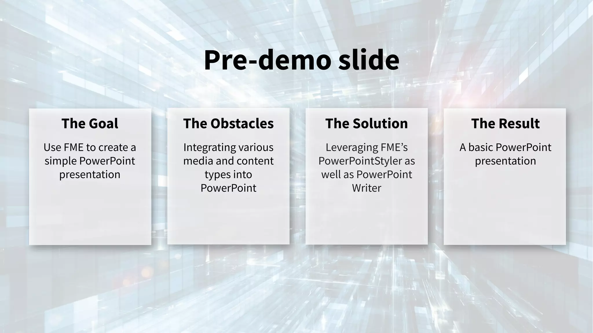 Data to the Masses: Automated Word Document Creation with FME | PDF