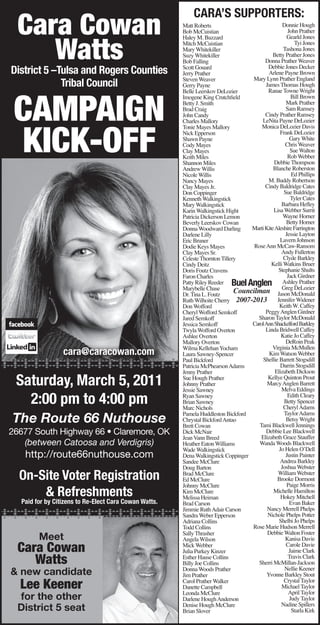 February Cherokee Phoenix Campaign Ad | PDF