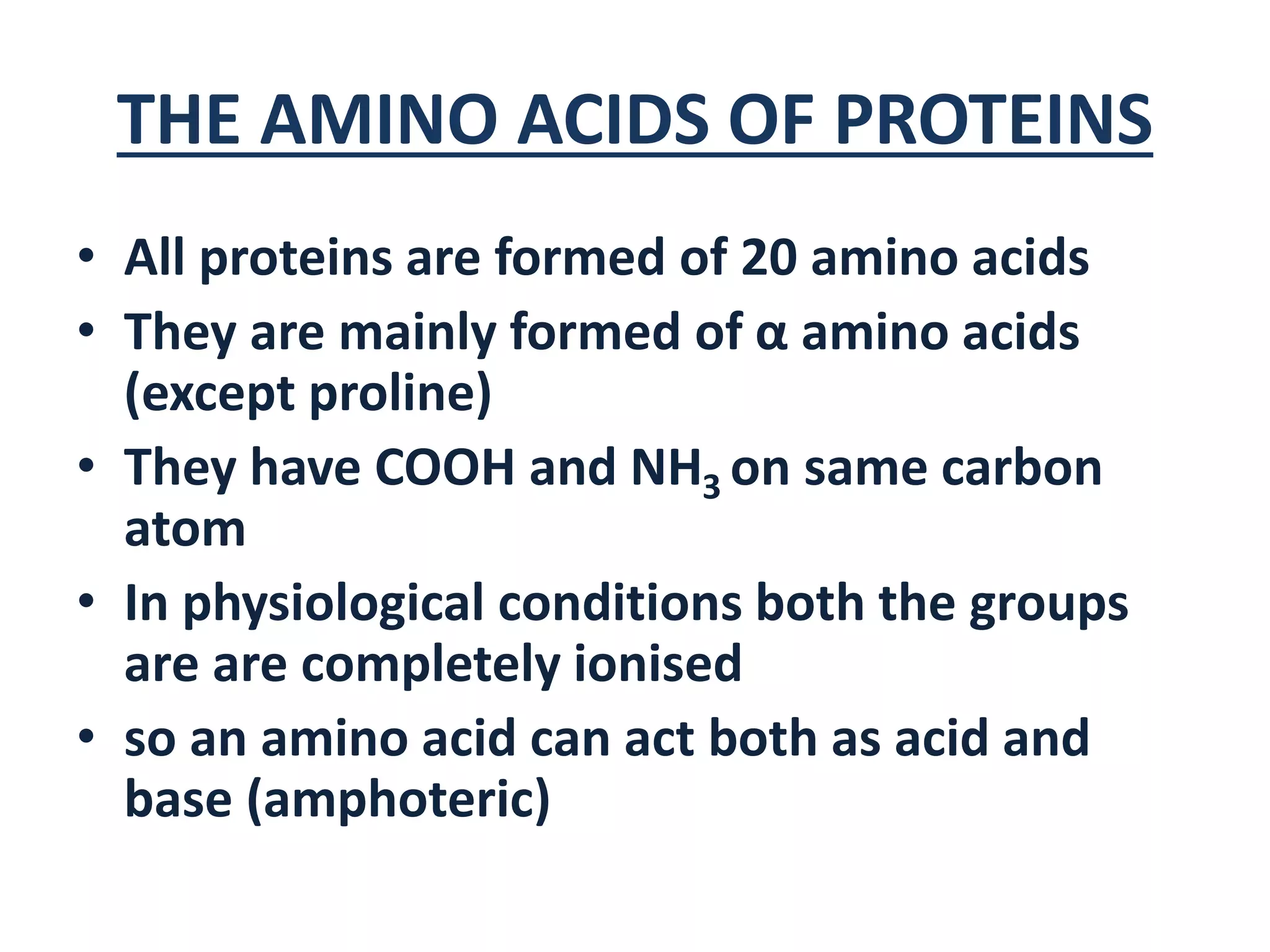 Structure of amino acids | PPTX