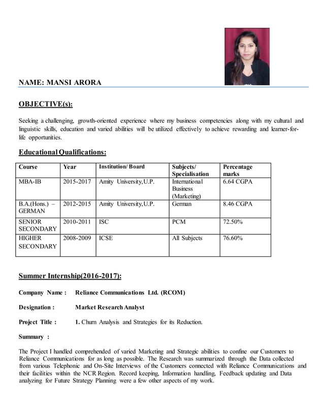 mansi_resume | PDF