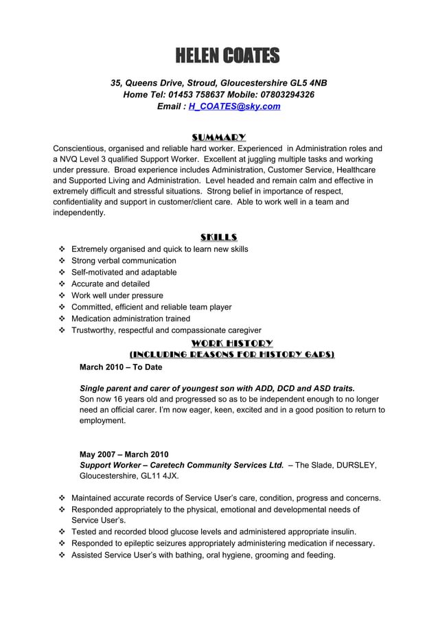 HelenCV 1 - for merge | PDF